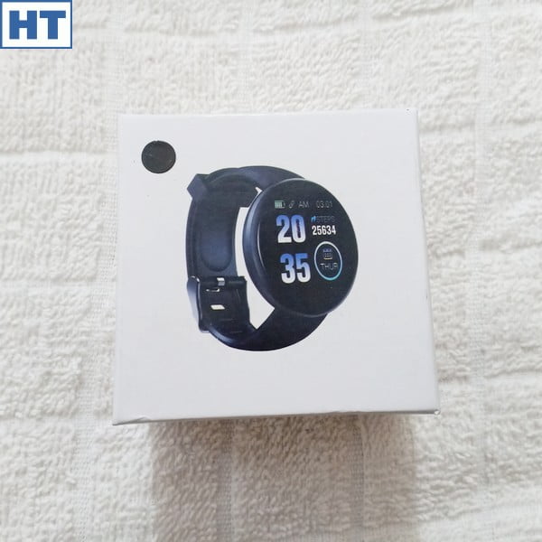 D18 Smart Watch - (Black) - Fitness Tracker (Steps, Heart rate, Blood ...