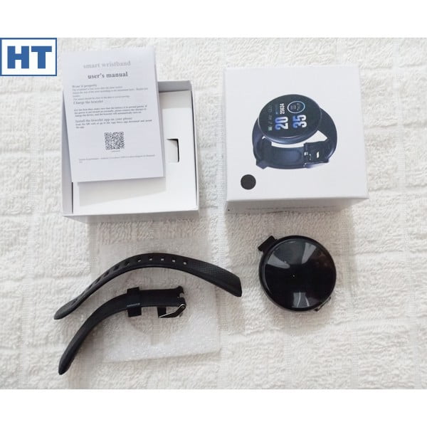 D18 Smart Watch - (Black) - Fitness Tracker (Steps, Heart rate, Blood ...