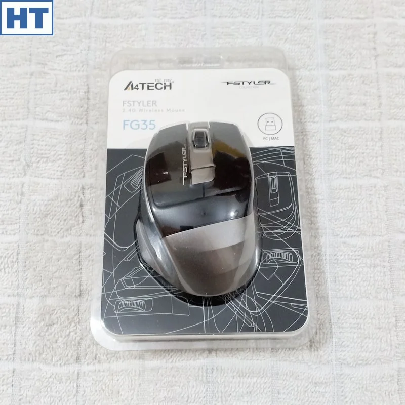 A4Tech Fstyler Wireless Mouse (FG35) - 6 Buttons - 2000 dpi - Beautiful ...